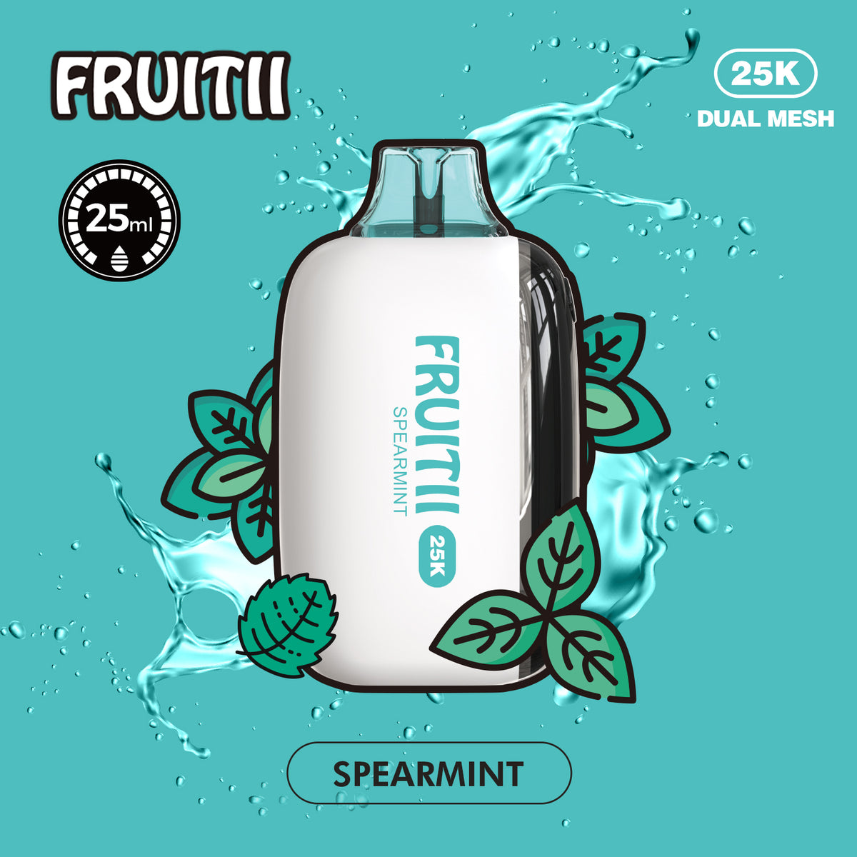 Fruitii 25K (25000) Disposable Vape - Spearmint – Fruitii Vape